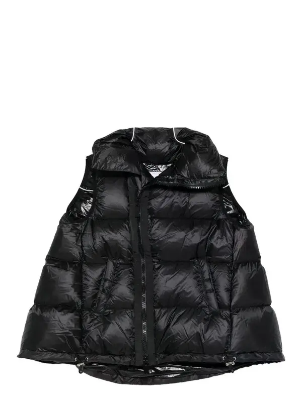 Sacai High-neck Padded Gilet - Black