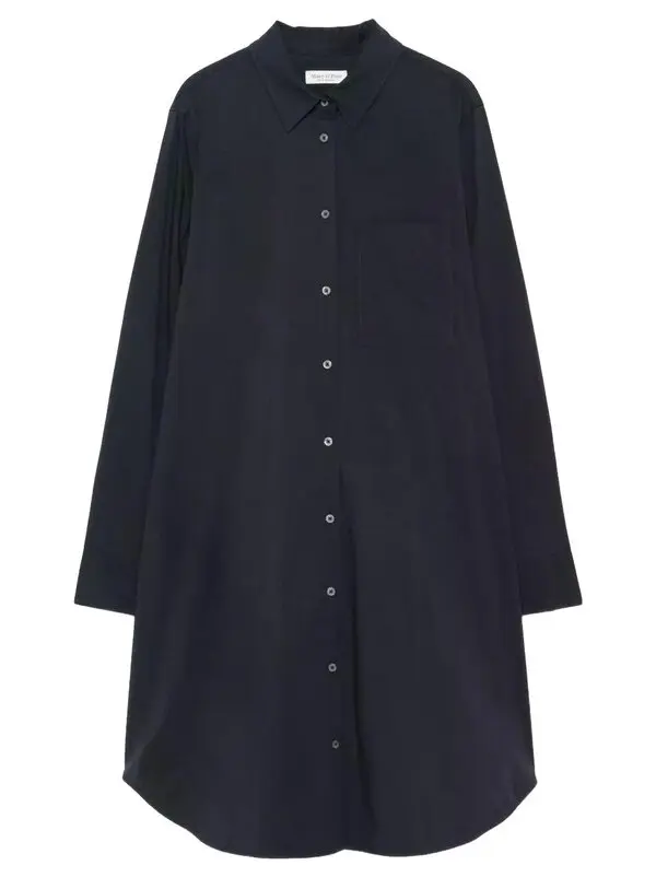 Marc O'polo Button-down Shirt Dress - Blue