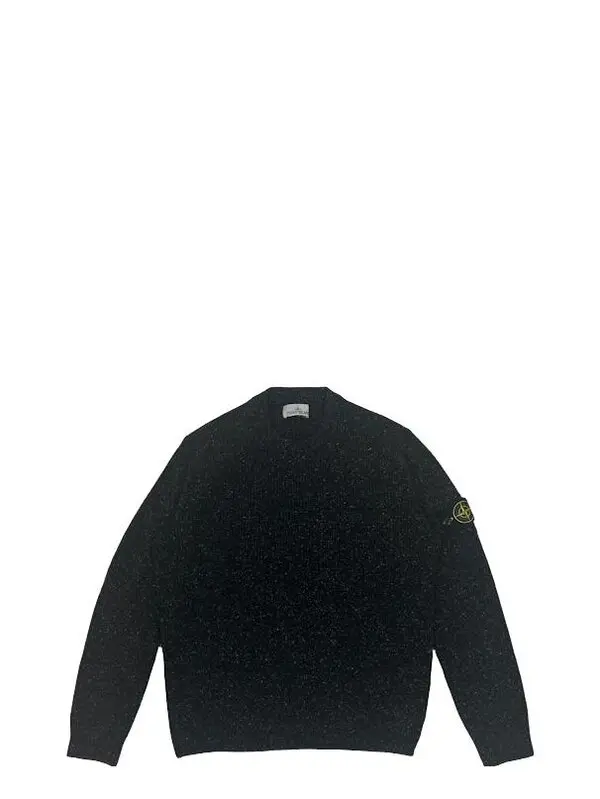 Stone Island Maglia Wool Crewneck Sweatshirt - Black