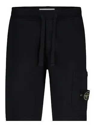 Stone Island Felpa Bermuda Shorts - Navy Blue