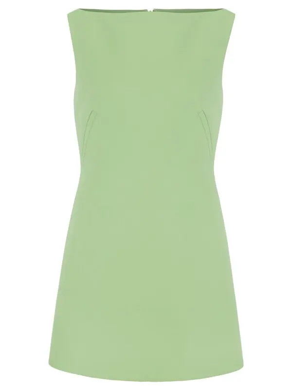 EMILIA WICKSTEAD Rifer Mini Dress - Green