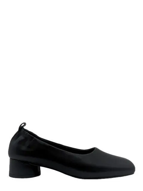 AMIE RAFA Planner Mini Block Heel - Black