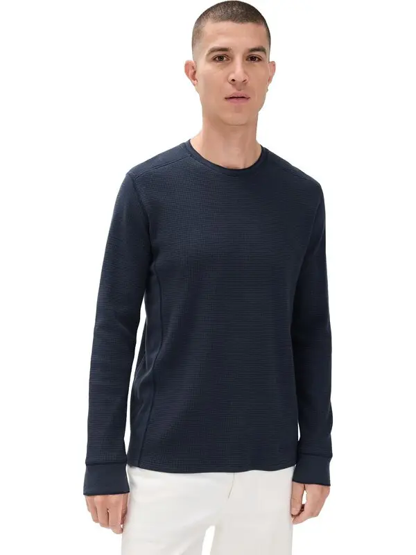 Vince Thermal Crew Shirt - Coastal