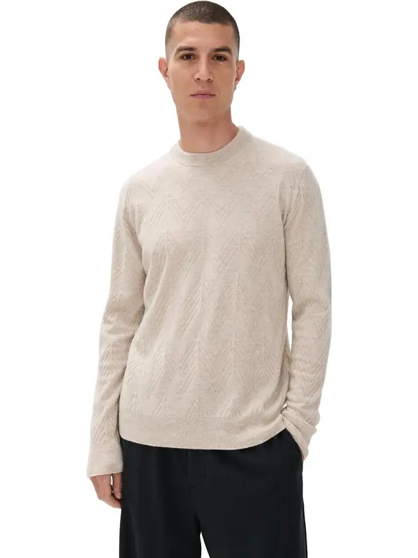Missoni Crew Neck Cashmere Sweater - Light Beige
