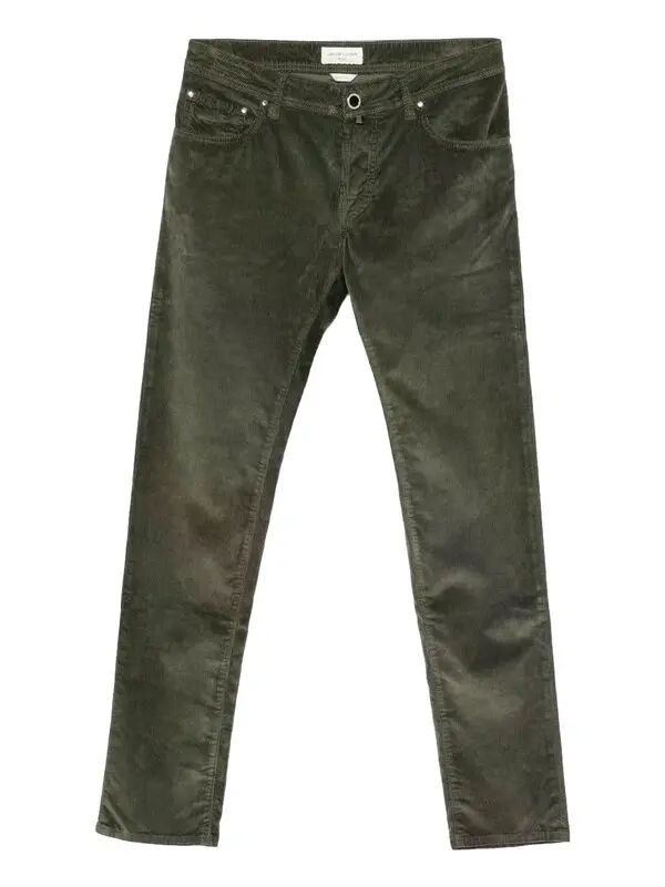 Jacob Cohen Corduroy Trousers - Green