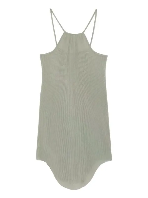 Rick Owens Skorpio Ribbed Tank Top - Green