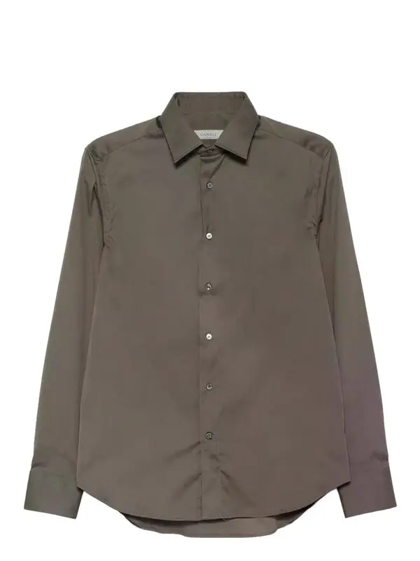 Canali Long-sleeve Shirt - Green