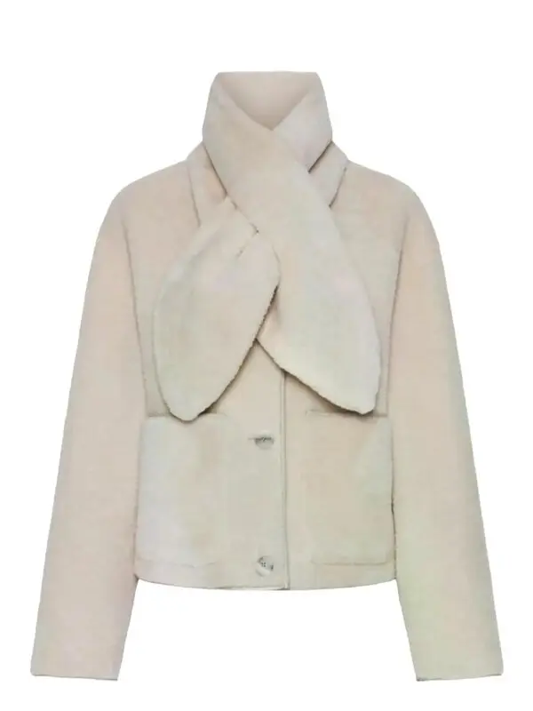 Marella Faux-fur Coat - Neutrals