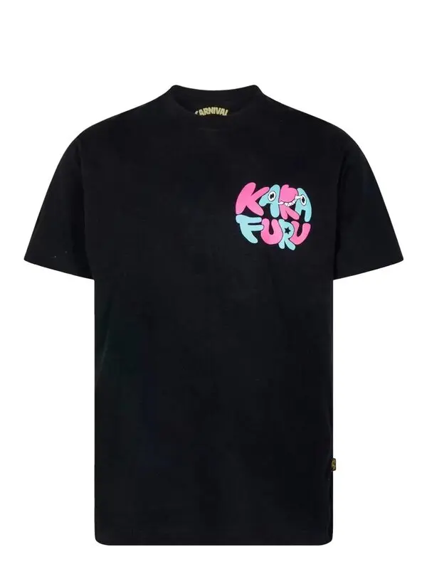 KARAFURU Logo-print T-shirt - Black
