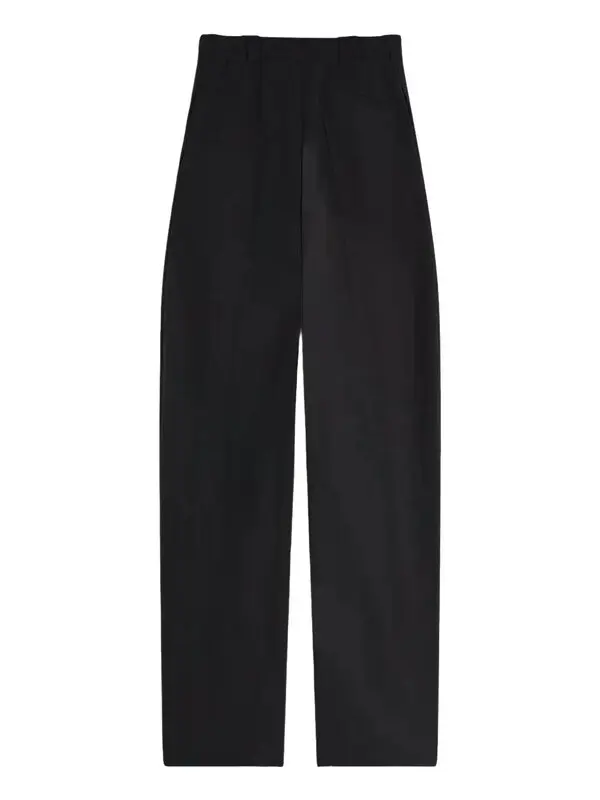 MUGLER Pleated-front Trousers - Black