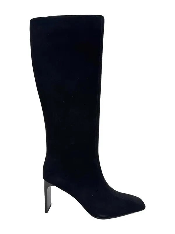 AMIE RAFA Mishel Knee High Suede Boots - Black
