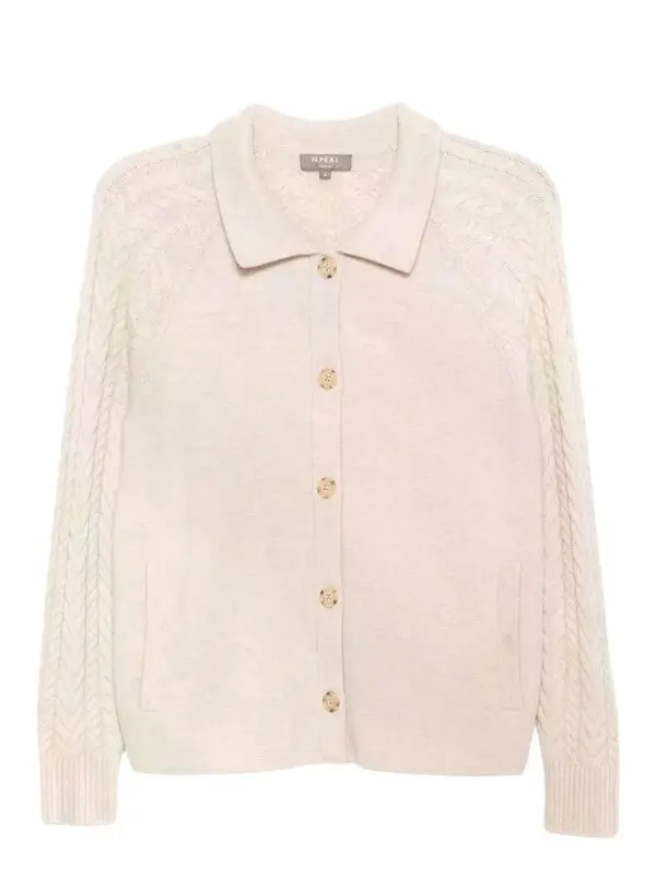 N.peal Cashmere Cardigan - Neutrals