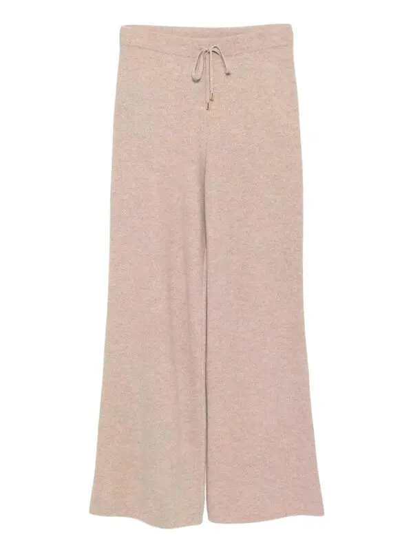 N.peal Honeycomb Knit Trousers - Neutrals