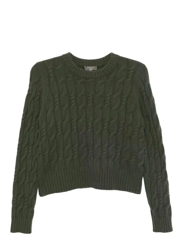 N.peal Cashmere Jumper - Green