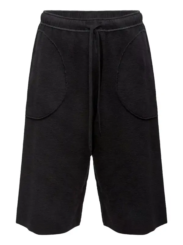 MAISON MARGIELA Cotton Bermuda Shorts - Black