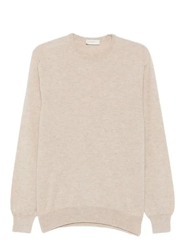 PIACENZA CASHMERE 1733 Cashmere Crewneck Sweater - Beige