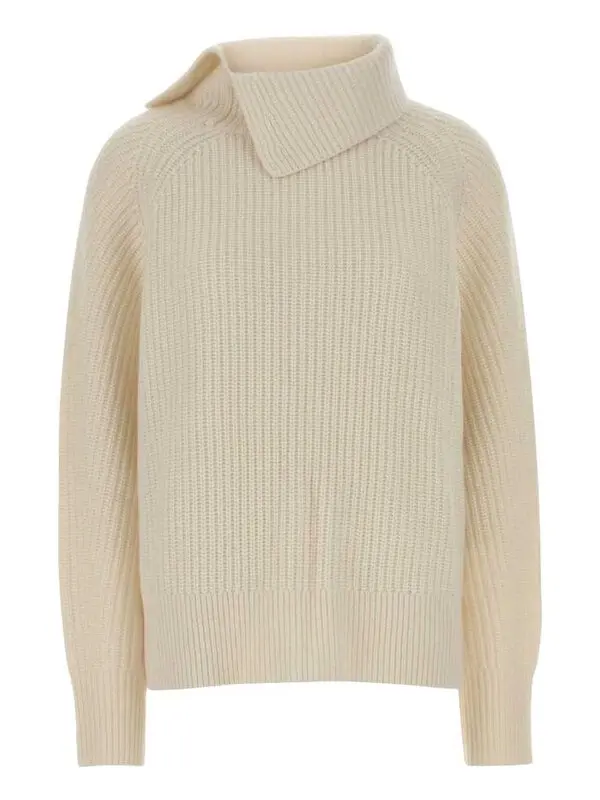 Loulou De Saison Cecil Cashmere Sweater - White