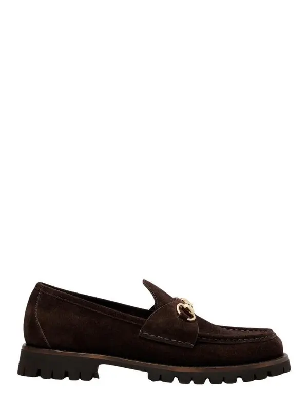 Gucci Sylke Horsebit Loafers - Brown