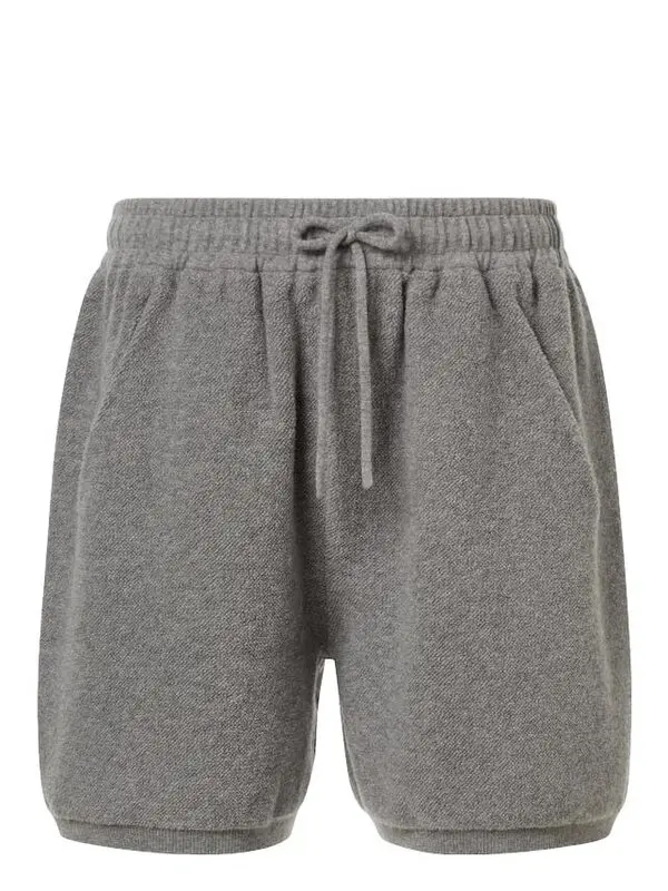 Loewe Wool-blend Shorts - Grey
