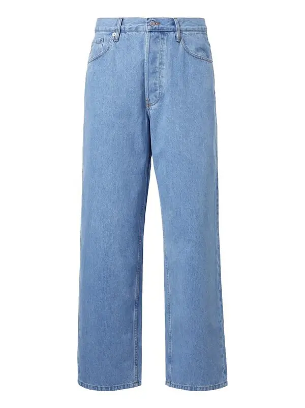 Dries Van Noten Straight Jeans - Blue
