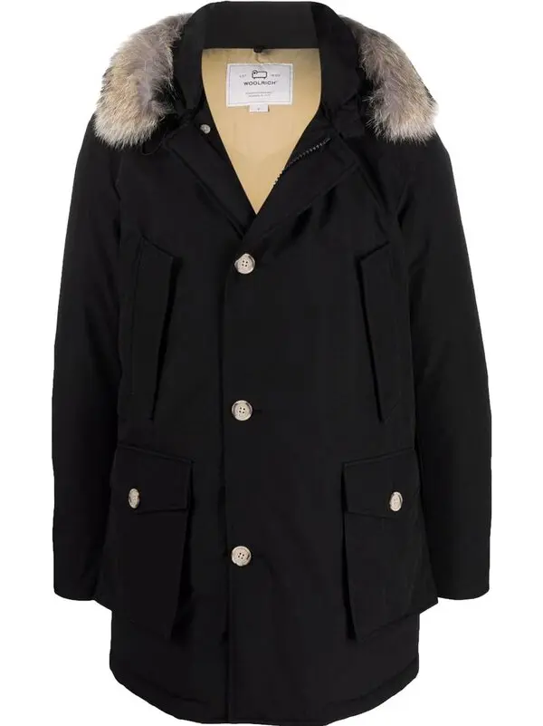 Woolrich Arctic Detachable Fur Parka - Black