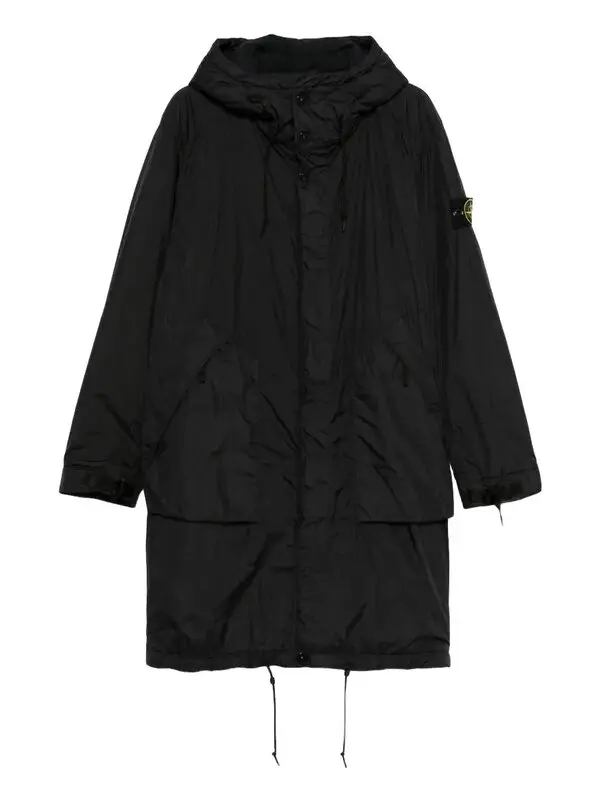 Stone Island Padded Nylon Parka - Black