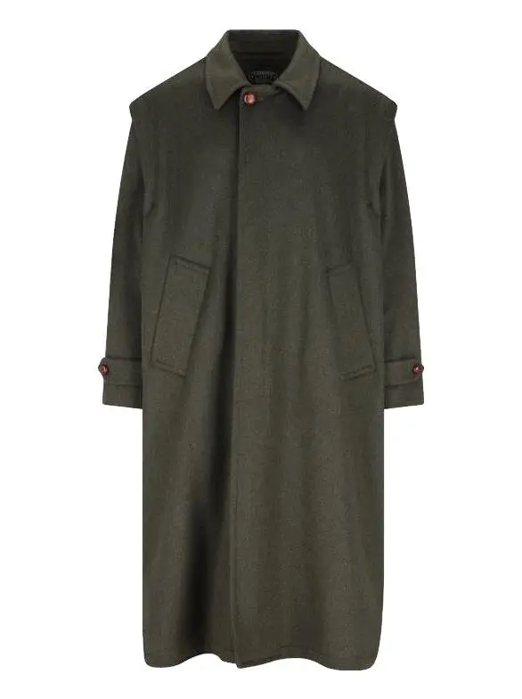 CINI Wool-blend Coat - Green