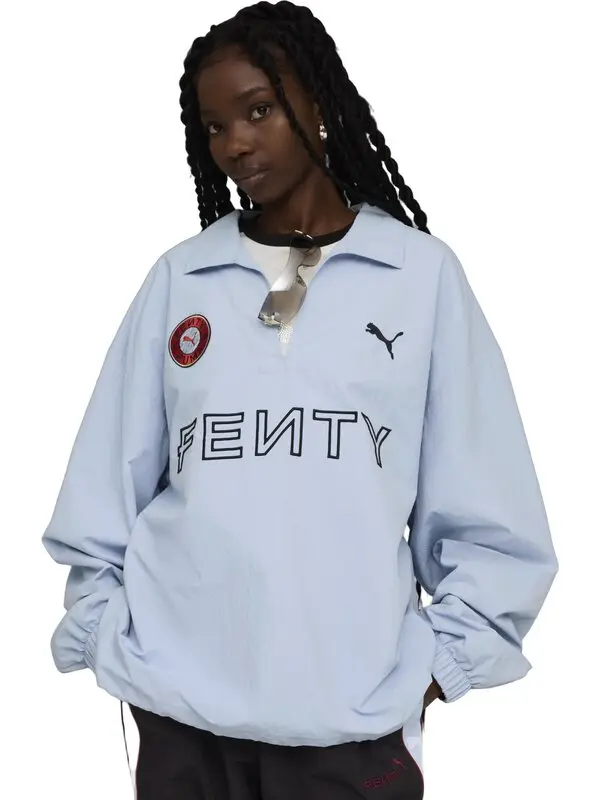 PUMA Fenty X Nylon Drill Top Pullover - Blue