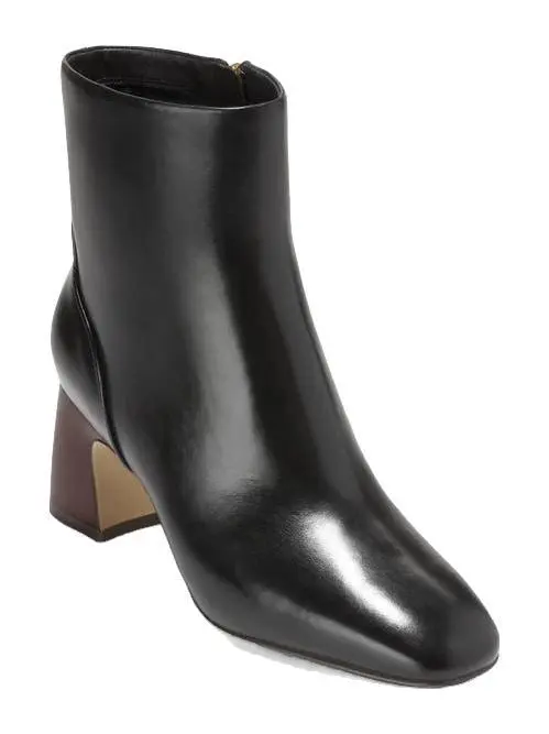 Cole Haan Gemma Ankle Booties - Black Leather