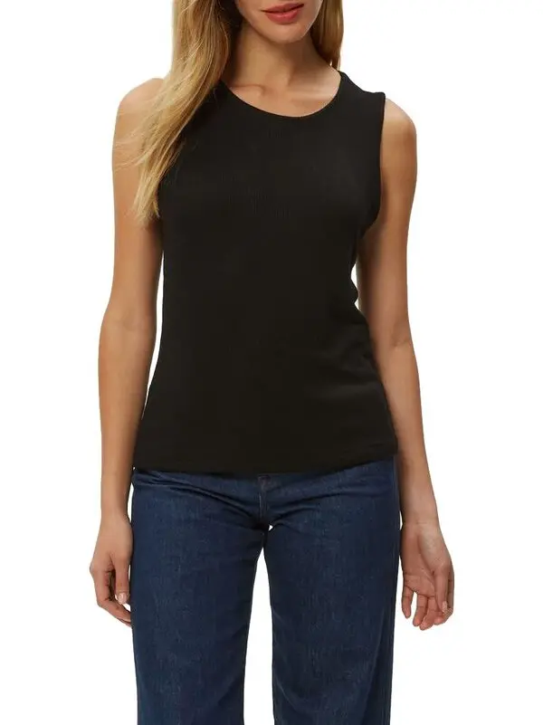 Michael Stars Double Layer Tank - Black
