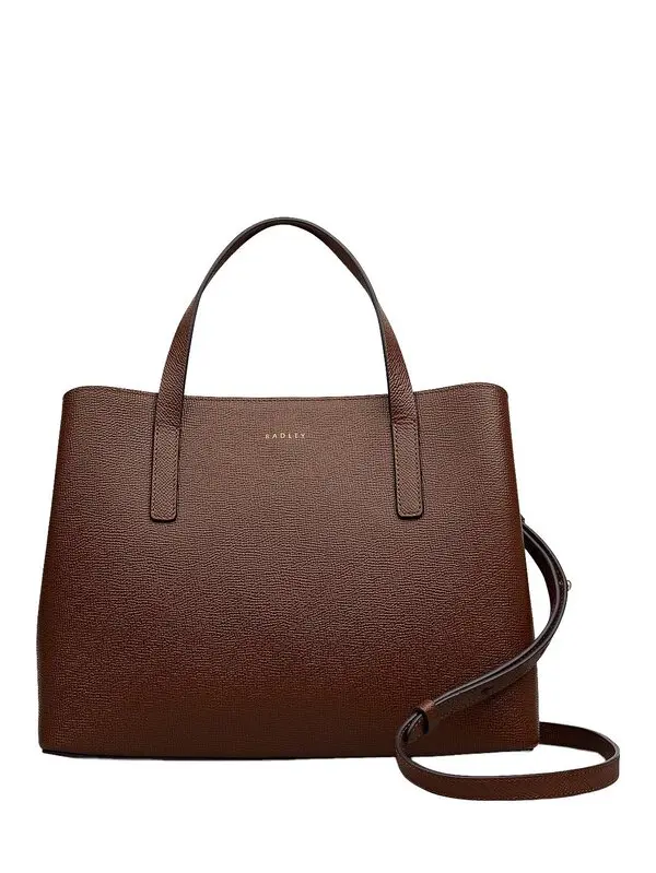 RADLEY Dukes Place Ziptop Satchel Bag - Chocolate