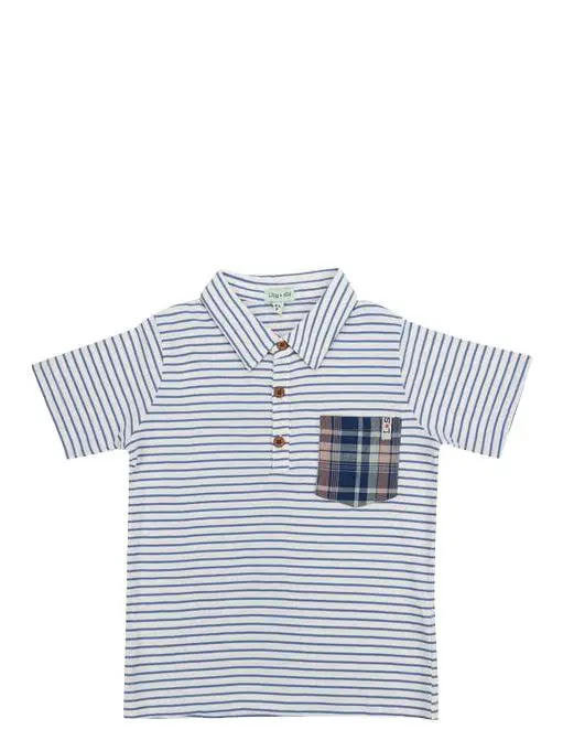 LILLY + SID Organic Cotton Stripe Print T-shirt - Multi