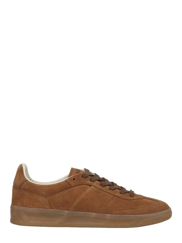 BOSS Brenta Leather Low-top Sneakers - Rust/copper