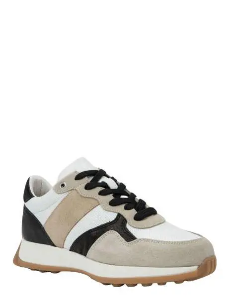 Naot Sunset Leather Sneaker - Grey/neutral/black Combo