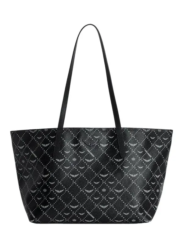 Zadig&Voltaire Z Monogram Shopper Tote Bag - Noir