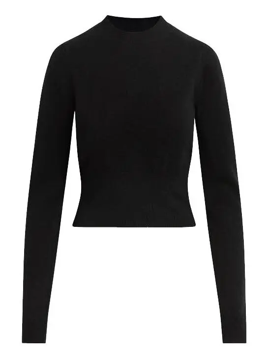 FAVORITE DAUGHTER The Elena Cashmere Sweater - Black