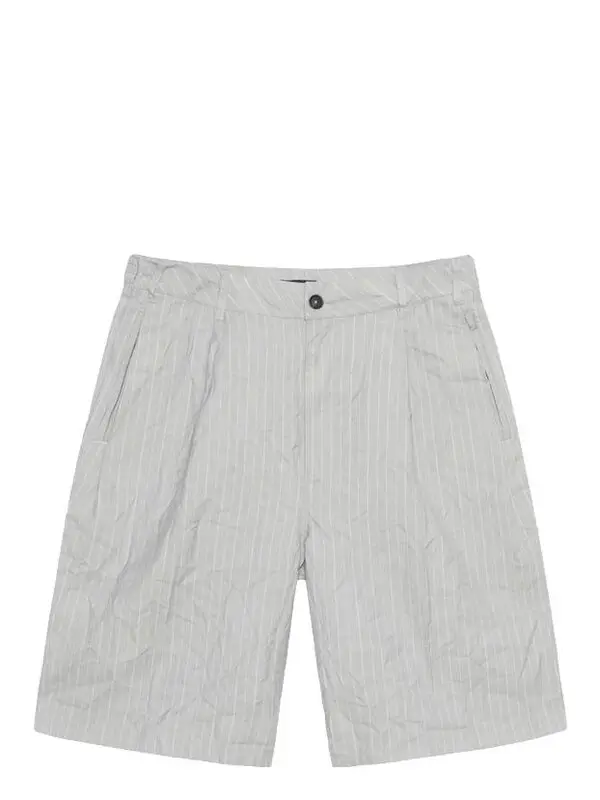 StÜssy Stripe Wrinkled Short - Grey