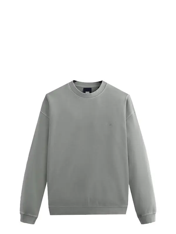 Kith Crystal Wash Interlock Vintage Crewneck Sweatshirt - Haze