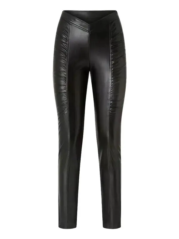 Pinko V-waist Trousers - Black