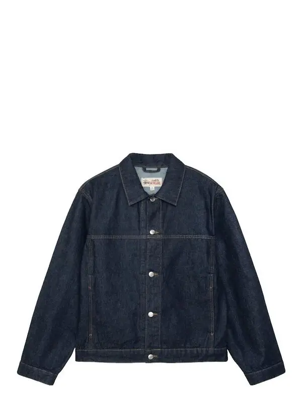 StÜssy Trucker Denim Jacket - Rinsed Indigo