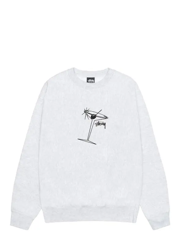 StÜssy Martini Crew - Ash Heather