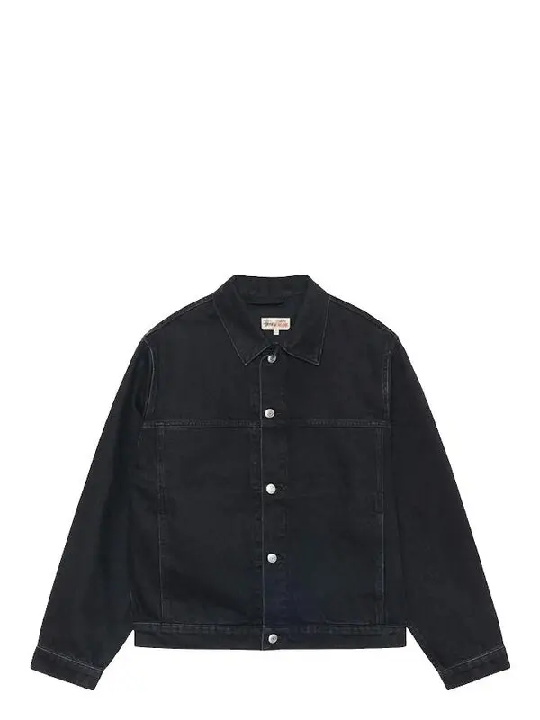 StÜssy Denim Trucker Jacket - Black
