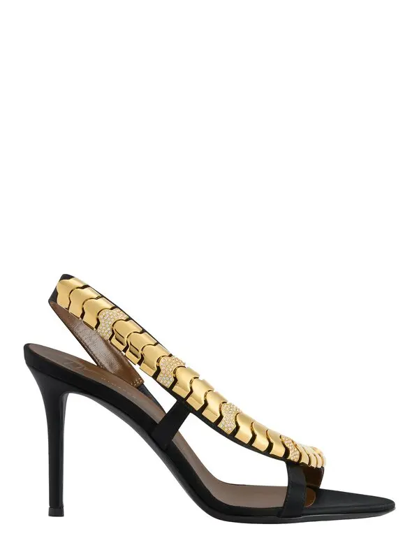GIUSEPPE ZANOTTI Dafne 90 Sandals - Black
