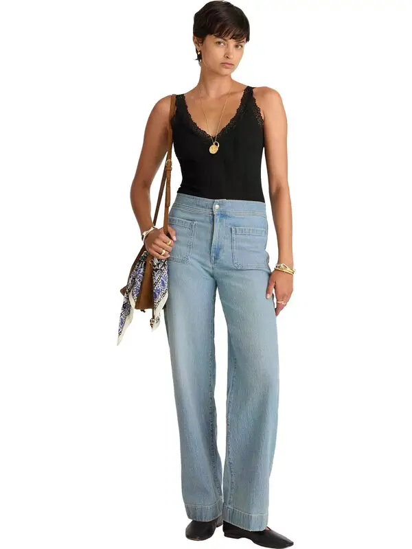 Madewell The Emmett Wide-leg Jean - Logsdon Wash