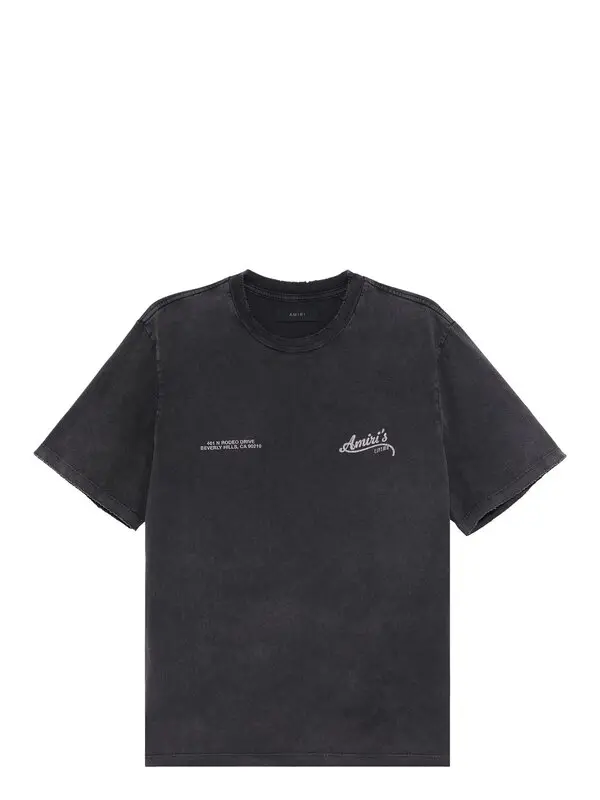 Amiri Cinemas Vintage Tee - Black
