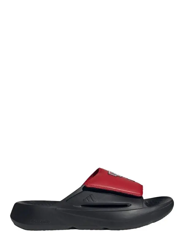 Adidas Ncaa X Lightblaze 'texas Tech Red Raiders' Slide - Black