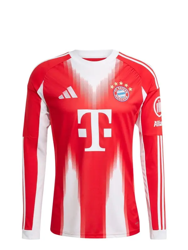 Adidas Fc Bayern 25/26 Long Sleeve Home Jersey - Red