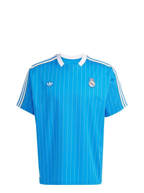 Adidas Real Madrid Terrace Icons Jersey - Blue