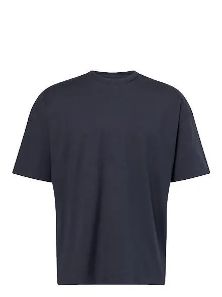 ARNE Essential Relaxed-fit Cotton-jersey T-shirt - Navy