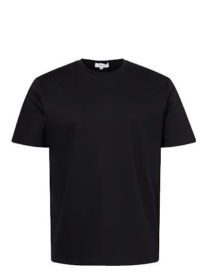 ARNE Mercerised Interlock Cotton-jersey T-shirt - Black